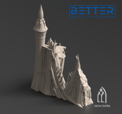 Corner Ruin B, Belkartam, Corrupted world, Fantasy, Sci-Fi Grimdark ...