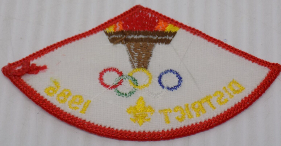 BSA Boy Scouts District 1986 Olympics Patch New Never Used | eBay