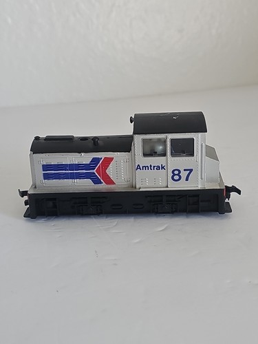 MODEL POWER HO SCALE AMTRAK#87 YARD-SWITCHER ENGINE LOCOMOTIVE TESTED ...