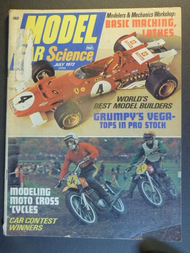 Model Car Science Magazine July 1972 slot cars & model cars builder ...