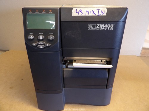 Zebra ZM400 Thermal Barcode Label Printer 104mm 203dpi LAN USB - 49,412 ...