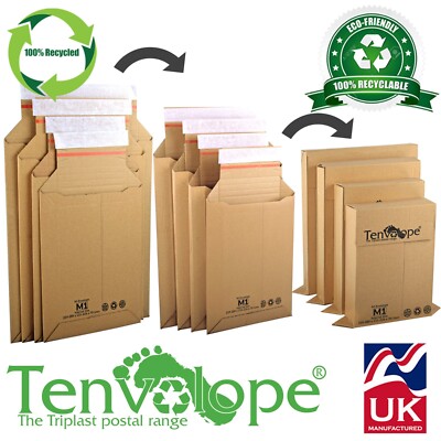 ECO-FRIENDLY TENVOLOPE M-ENVELOPES POSTAL MAILING POSTAGE BOXES *M1 M2 ...
