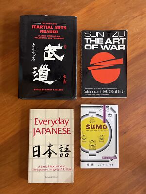 Lot Of 4 Japanese Books Sumo/ Everyday Japanese/ Sun Tzu/Martials Arts ...
