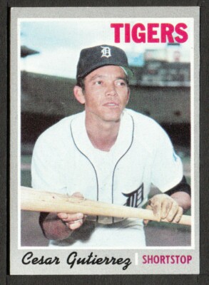 1970 Topps #269 Cesar Gutierrez Detroit Tigers ex | eBay