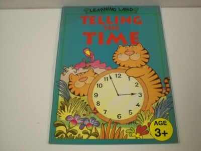 Vintage Learning Land Telling The Time Workbook 1997 Brand New Rare ...