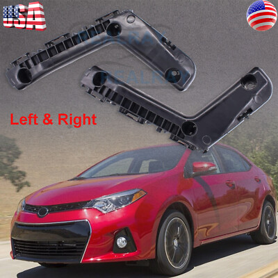 For 2014 2015 2016 Toyota Corolla Front Left Right Bumper Support ...