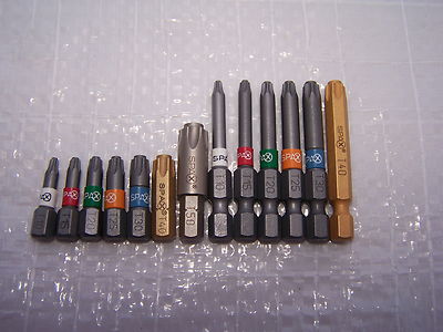 Original Spax ® BITs Torx T-Star plus T10 T15 T20 T25 T30 T40 T50 lang ...