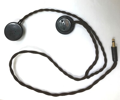 US HS-18 Headset for M38 Tanker Helmet or early Flight Helmets ...