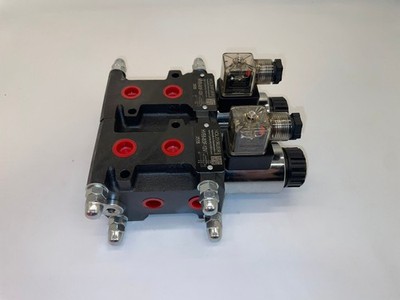 HOLZHÄUER Hydraulikventil flanschbar 8/3 Wege Wechselventil NG10 24 V ...