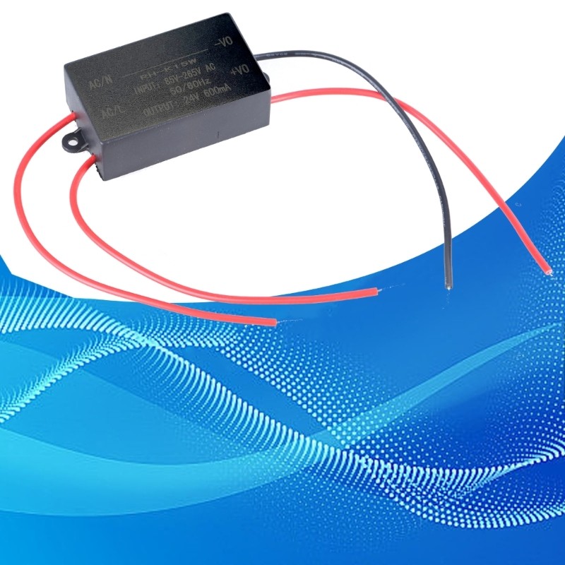 85V-265V To 24V 600mA LED Strips Driver Electronic LED Power Supply ...