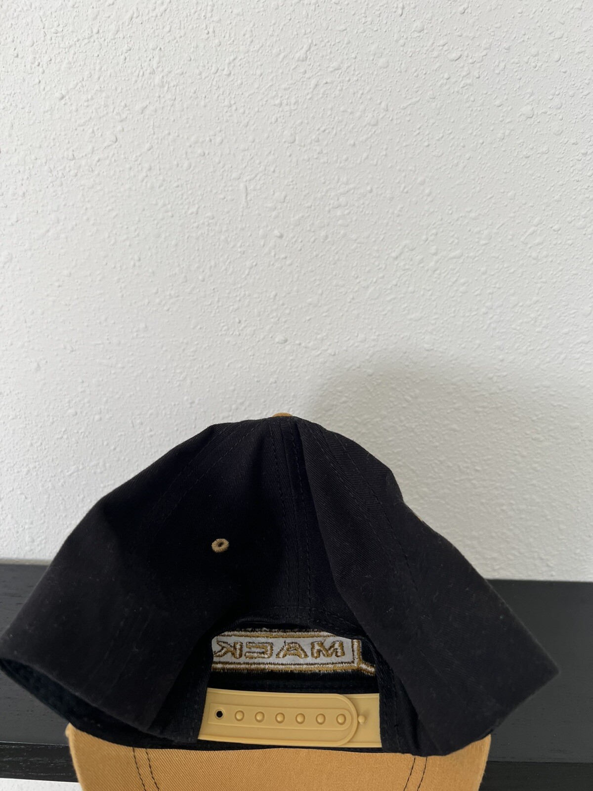 Mack Truck Heavyweight Black & Gold Work Cap/Hat Embr… - Gem