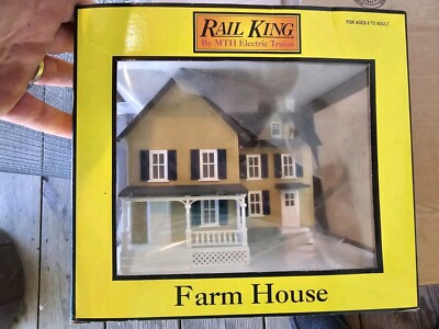 O Scale Train Building Rail King Farm House 30-90179 MTH Layout ...