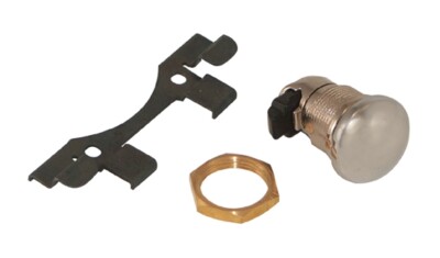 Chrome Push Button Latch For 92+ FLHT Touring Gas Tank Fuel Door 53919 ...