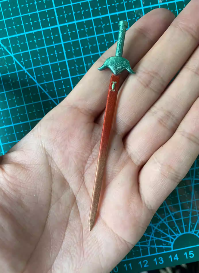 1/12 Scale The Storm Riders Firelink Sword Weapon Model for 6" Action ...