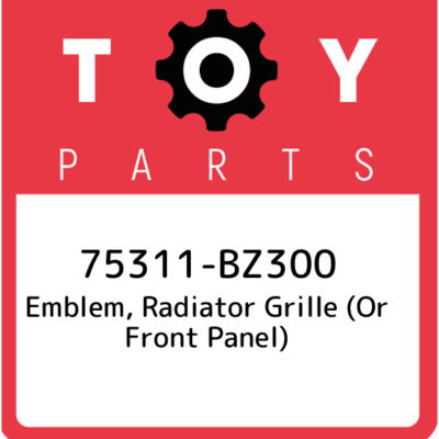 75311-BZ300 Toyota Emblem, radiator grille (or front panel) 75311BZ300 ...