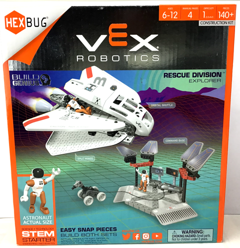 Hex Bug VEX Robotics Space Explorer Rescue Division STEM Construction ...