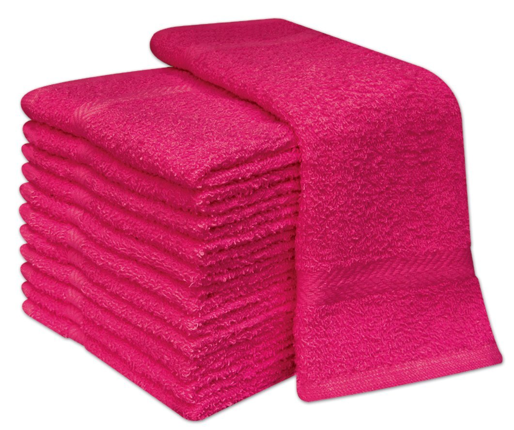 Luxury Soft Cotton Towels BATH HAND FACE FLANNEL WASH Cloth Mitt Glove ...