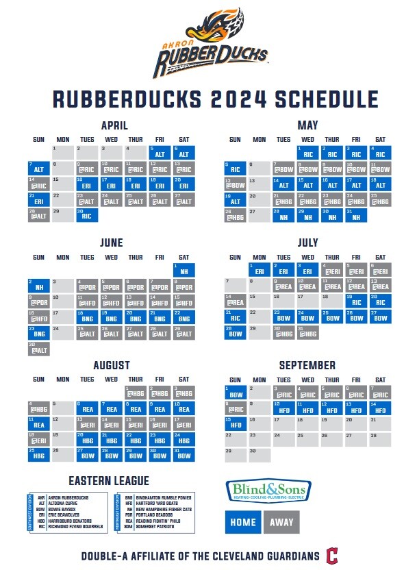 2024 MiLB Double-A Baseball Teams Schedule Magnets 5" X 3.5"(Choose ...