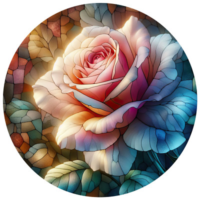 XXL 18X18 Car Sticker Delicate Rose Decal Weatherproof Vinyl Sticker ...
