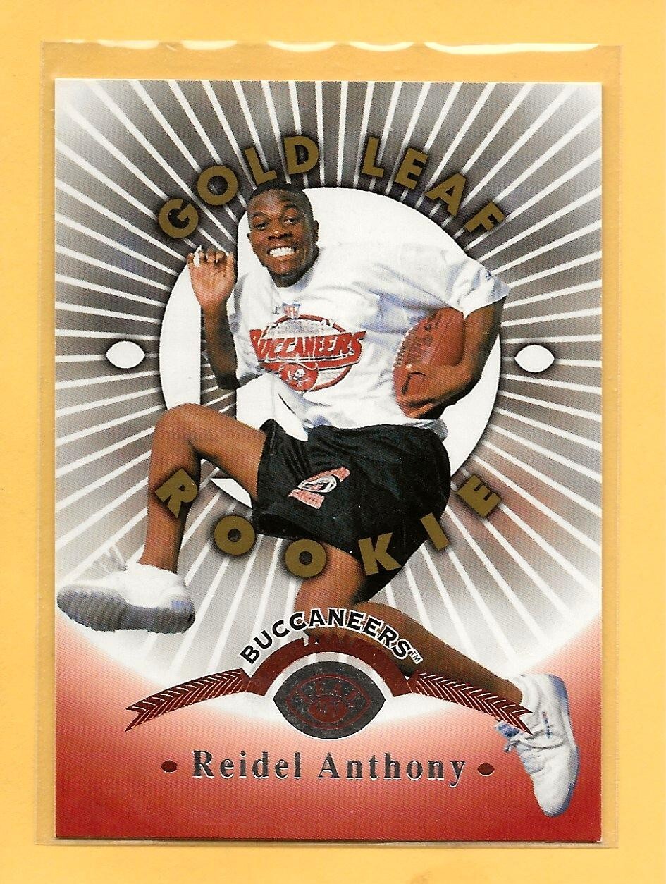 REIDEL ANTHONY - 1997 Leaf "Gold Leaf Rookie" - #157 - Bucs - Comb ...