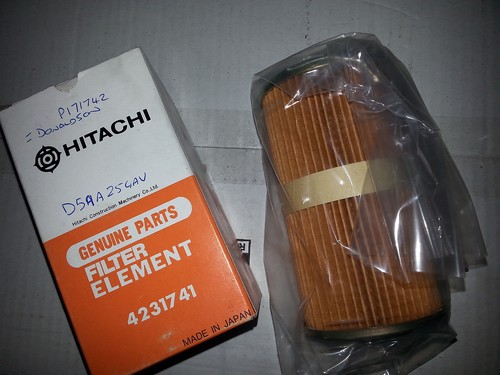 HITACHI HYD FILTER ELEMENT 4231741 SAME DONALDSON P171742 WIX D59A25GAV ...