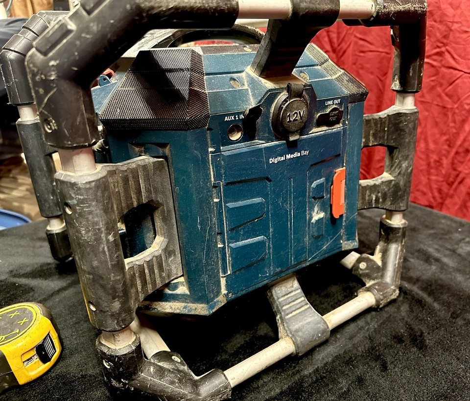 Bosch Power Box PB360S Job Site Radio Subwoofer Charger Station 18V | eBay