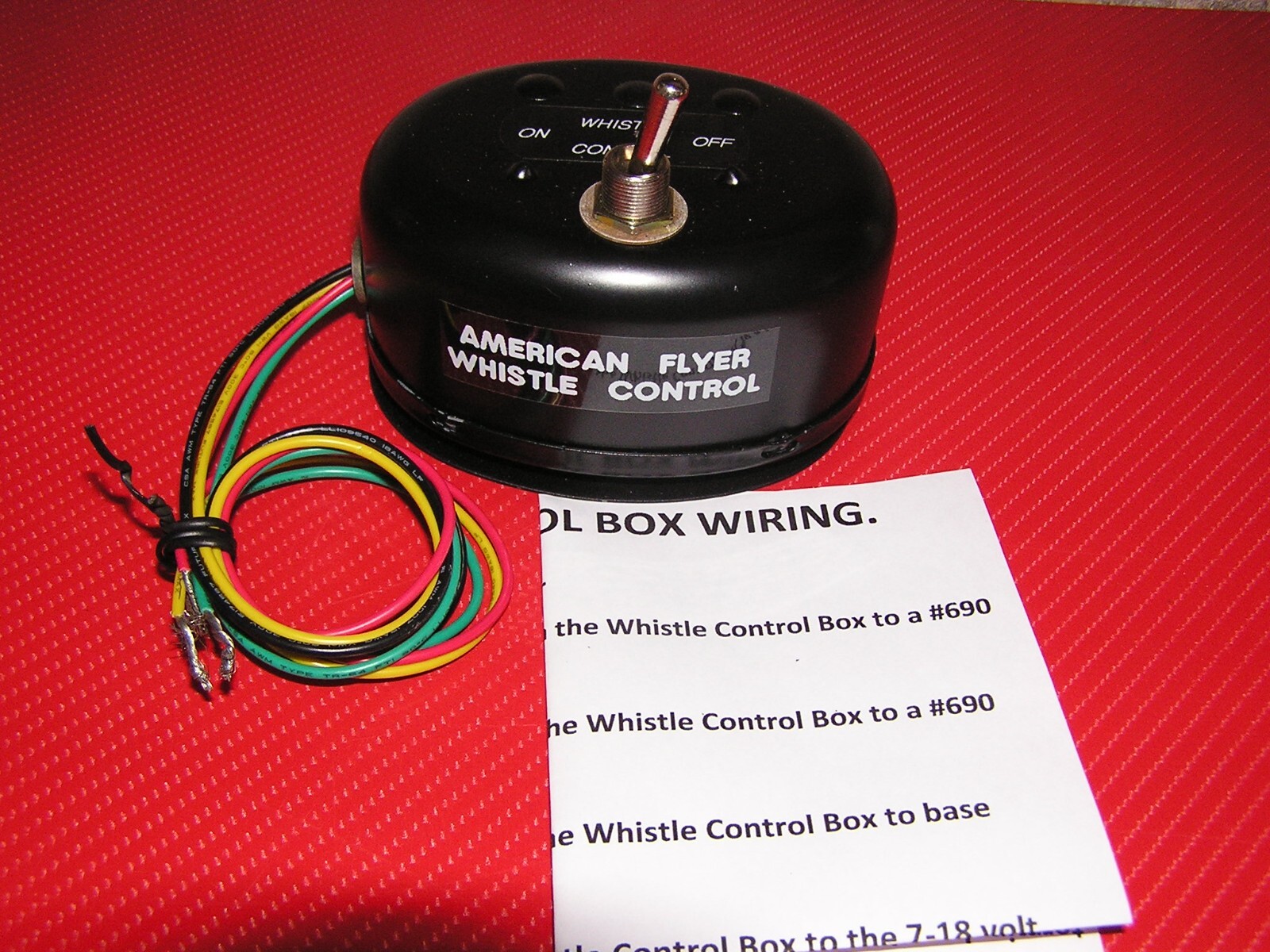 American Flyer 314AW Whistle Control For 314AW. UPGRADED MODERN ...