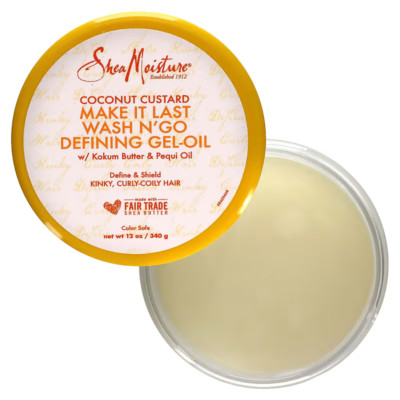 Shea Moisture Définition Gel-Oil Noix de Coco Crème Pâtissière 341ml ...