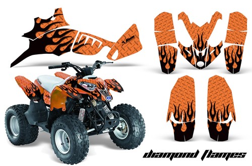 ATV Quad Graphic Stickers Decals For Polaris Predator 90 ALL YEARS ...