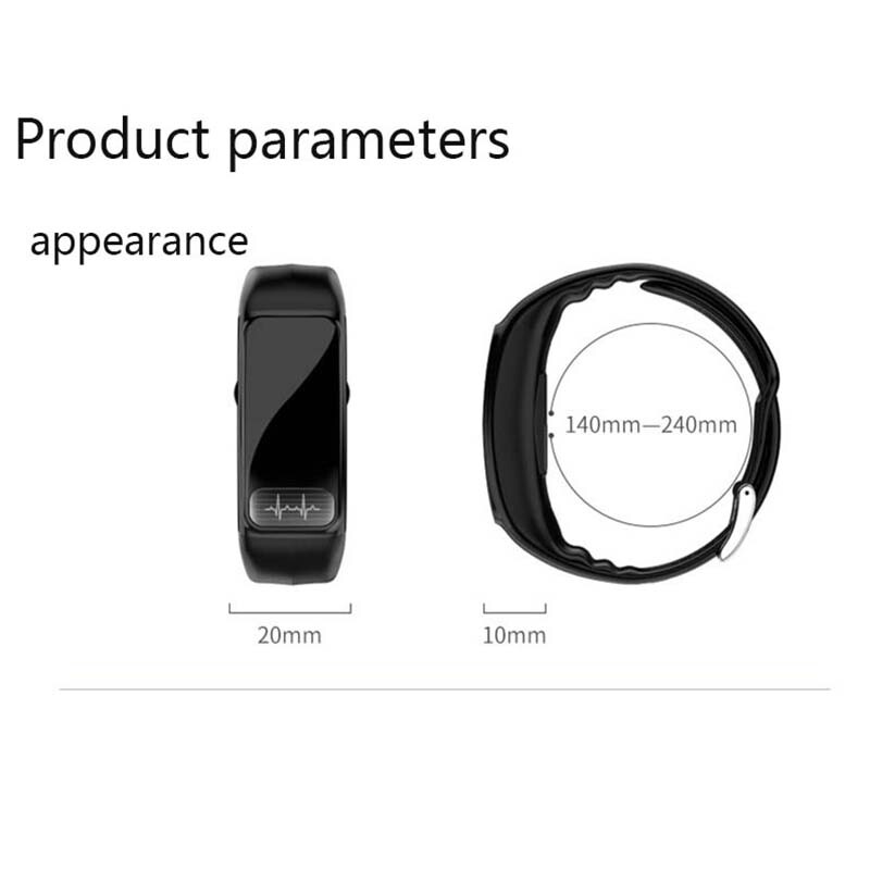 Health Smart Bracelet Blood Pressure Heart Rate Measurement Smart Watch ...