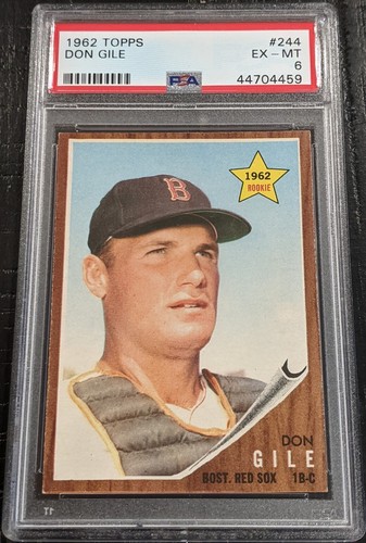 1962 Topps - Don Gile #244 for sale online | eBay