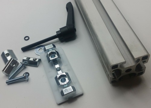 Profilgleiter, Gleiter für Aluprofil Nut 8 Typ I mit Klemmhebel | eBay.de