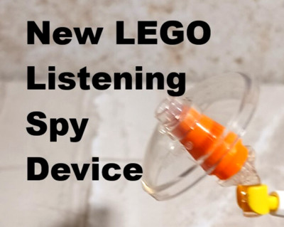 New LEGO Antenna Spy Device Hearing Detector Handheld Scotland Yard ...