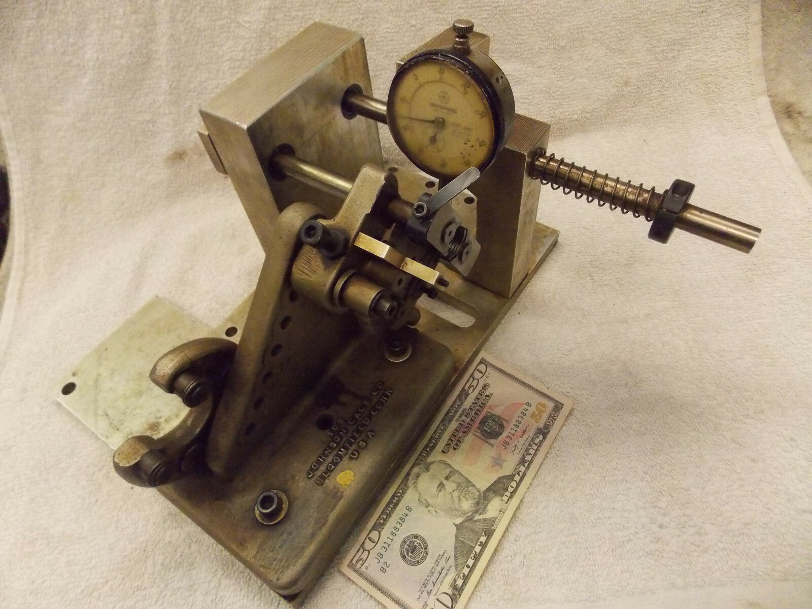 Johnson Tri Roll Thread Gage Roll Snap Inspection Comparator Model CG 1 ...