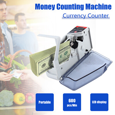 Portable Bill Counter Mini Cash Money Currency Counter Banknote ...