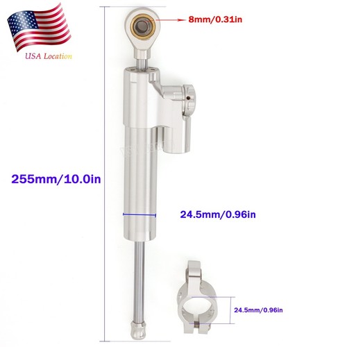 Motor Dirt Bike Universal CNC Adjust Steering Damper Stabilizer Safety ...