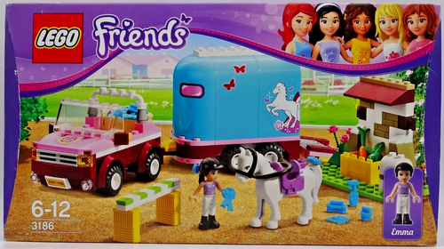 LEGO FRIENDS 3186 -- LA REMORQUE A CHEVAUX D'EMMA | eBay
