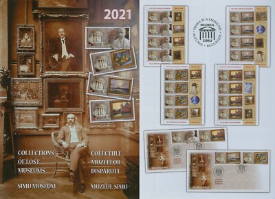 Rumänien 2021 Gemälde,Venedig,Museum SIMU,Bildhauer,Anastase Simu Mi ...