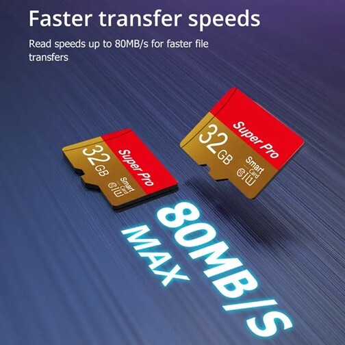 Super Pro MicroSD Card, High Speed Flash Micro TF/SD Card | eBay