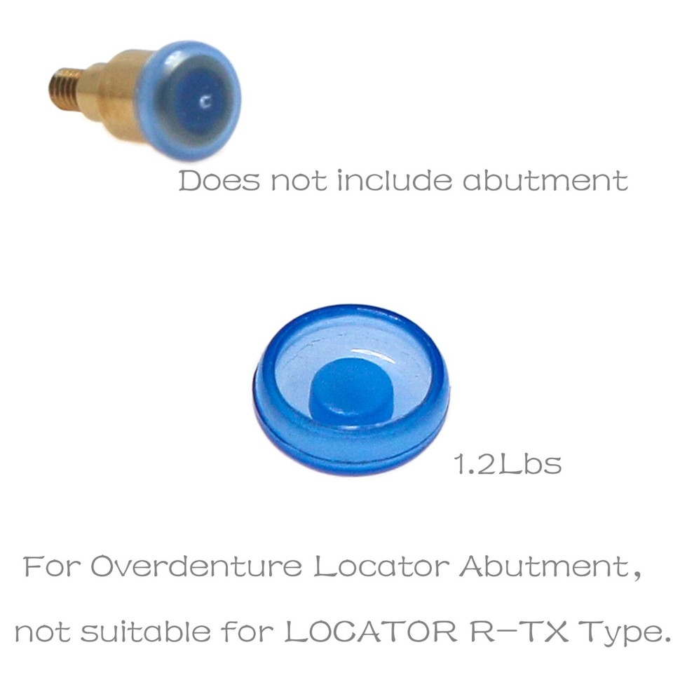 US Overdenture Locator Abutment Male cap Inserts Tool For Nobel Active ...