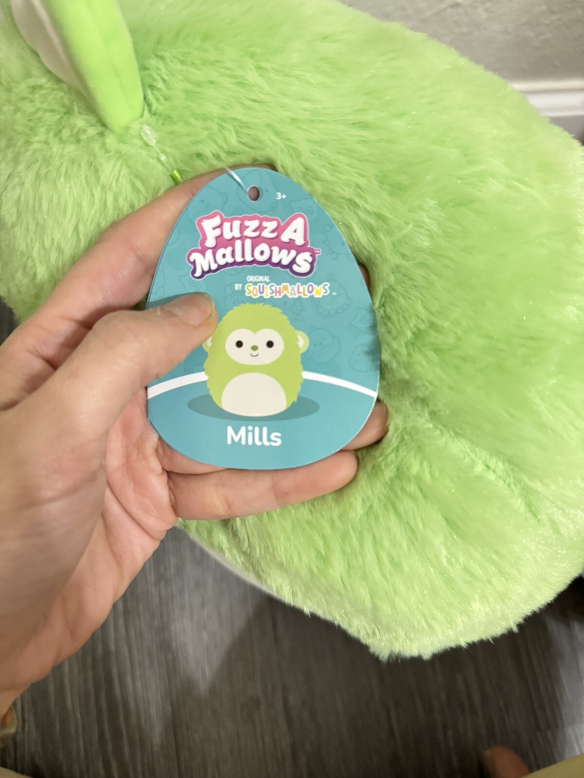 Original Squishmallows 12" Mills The Green Monkey Fuzzamallows for sale ...