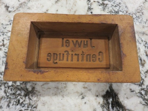 Vintage Rustic Farmhouse Wooden 7 1/4" Mold Box Butter ? Juwel ...