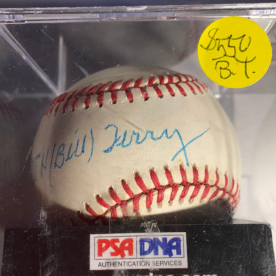 Bill Terry autographed MLB Baseball Mint PSA/DNA | eBay