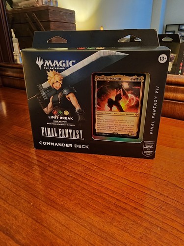 Magic The Gathering Final Fantasy Commander Deck Limit Break MTG CLOUD ...