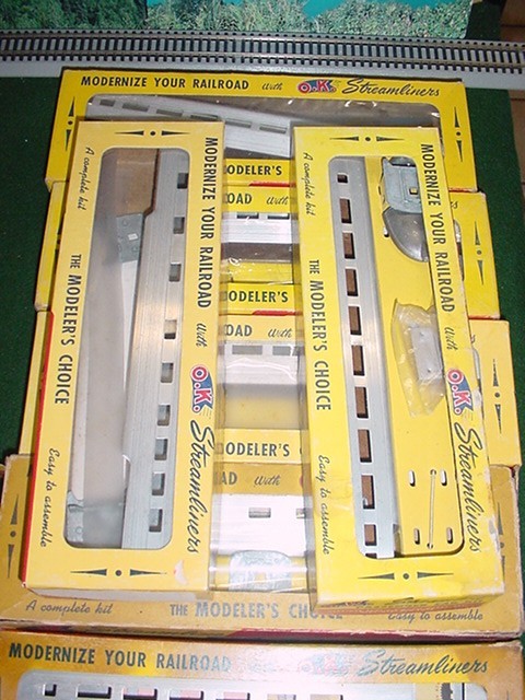 HO OK Streamline Kits lot of 7 Undecorated Aluminum Passenger Cars | eBay