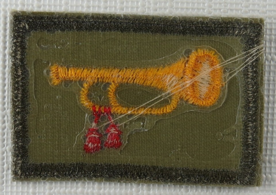 1965-1971 Bugler Position Patch Fine Twill Paste Back | eBay