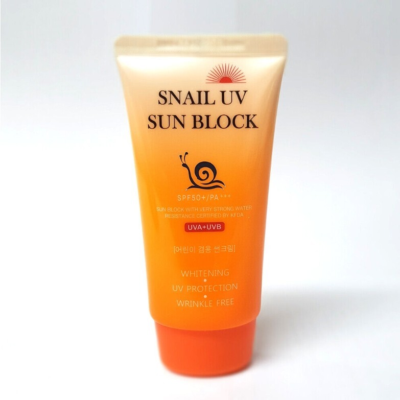 Jigott Snail UV Sun Block Cream 70ml SPF50+ PA+++ Sun Cream Sunscreen K ...