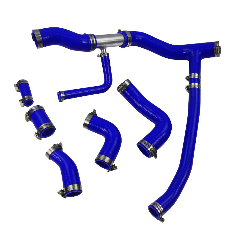 BLUE SILICONE RADIATOR WATER HOSES KITS FOR DISCOVERY 2 TD5 TOP BLEED ...