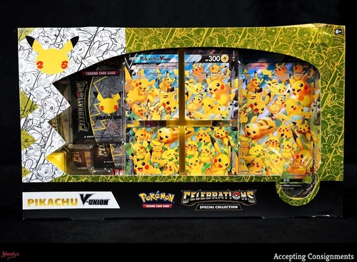 2021 Pokemon Celebrations Special Collection Pikachu V-Union Factory ...