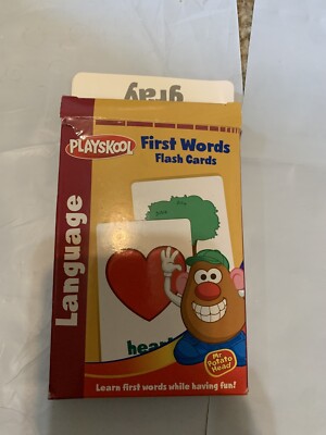PlaySkool First Words Mr. Potato Head Flashcards: Language PreK-K | eBay